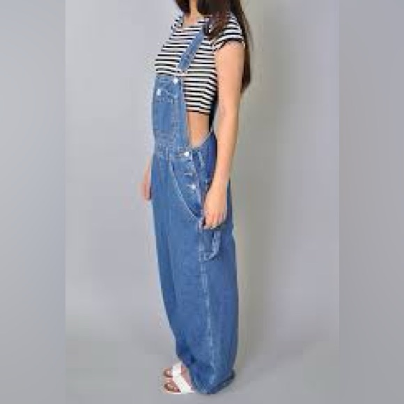 Harley-Davidson | Jeans | Vintage 9s Harleydavidson Carpenter Bib Denim ...